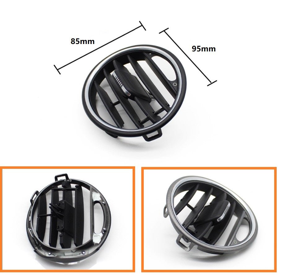 Black Front Ventilation Grille with Chrome Porsche Boxster Cayman 987 ...